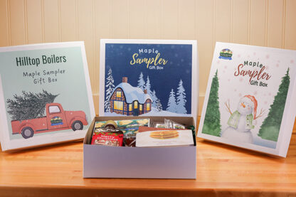 Holiday Maple Sampler Gift Box – Hilltop Boilers Maple Syrup
